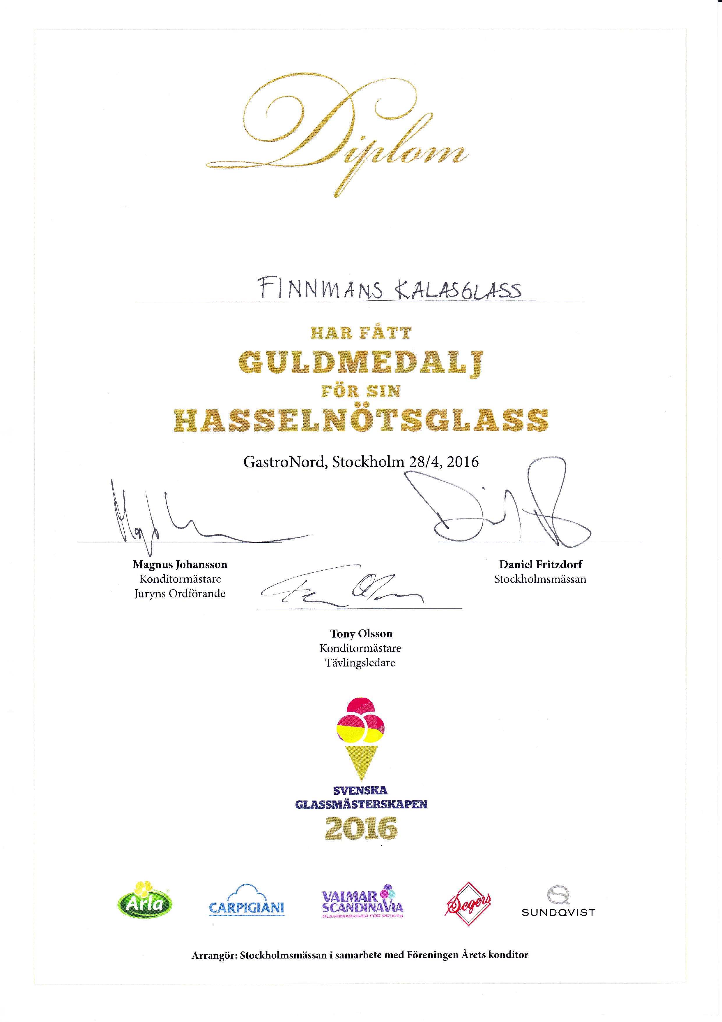 Ekologisk Glass, Italiensk Glass Stockholm | Finnmans Kalasglass